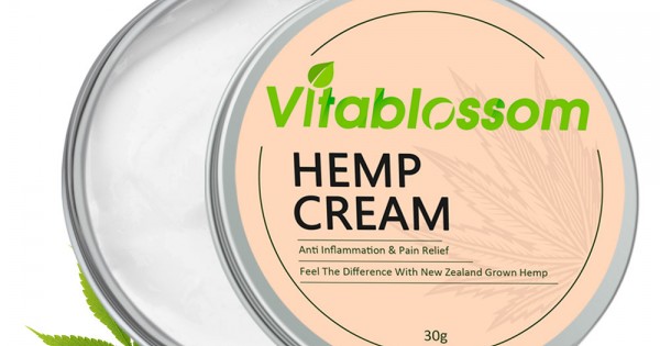 Buy Vitablossom Pain Relief & Anti-inflammatory Hemp Cream - Feel The ...